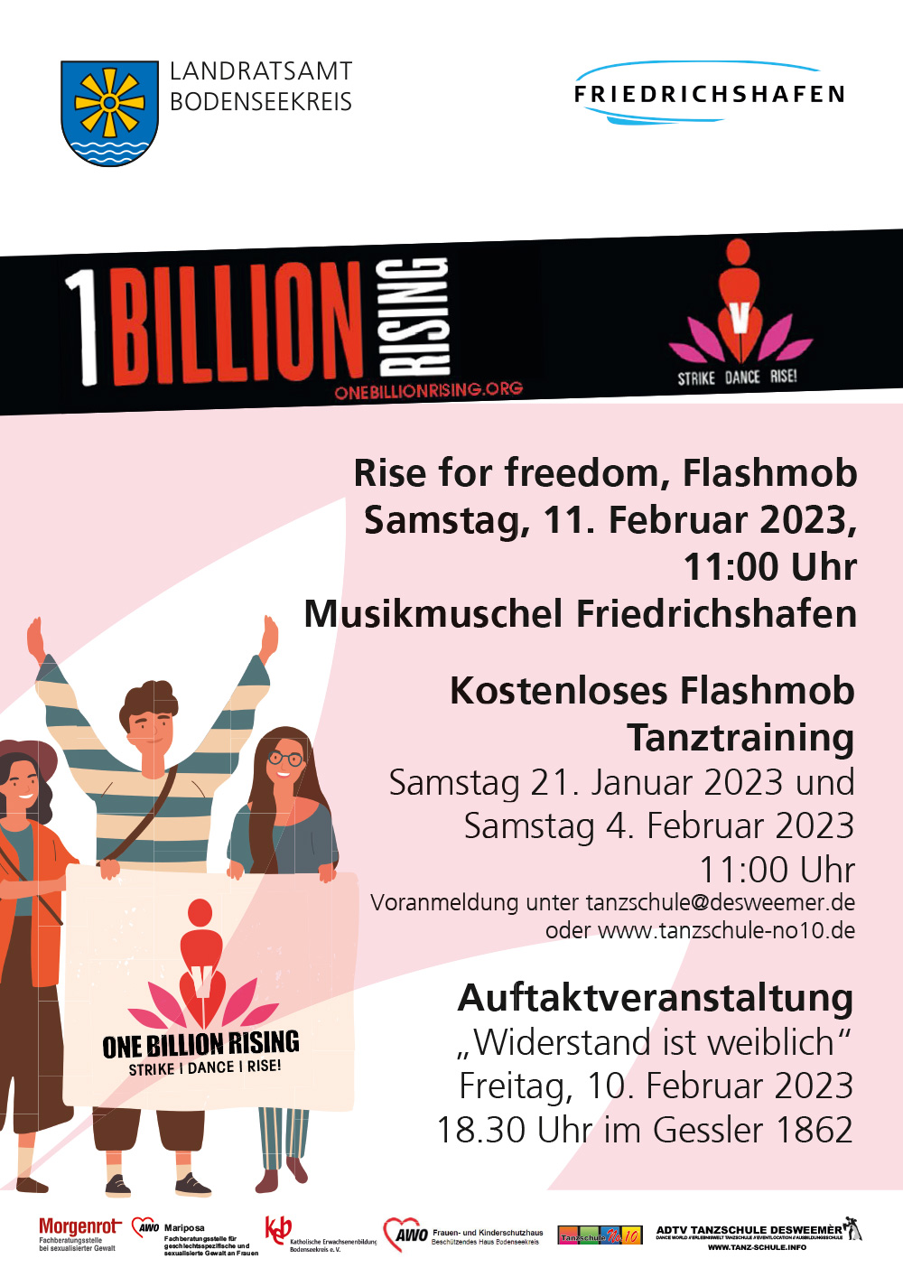 Friedrichshafen 2023 One Billion Rising Rise For Freedom Friedrichshafen 2023 One Billion Rising Rise For Freedom