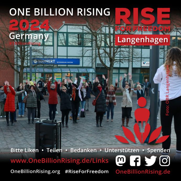 One Billion Rising 2026 - Women on Fire - Ni una menos