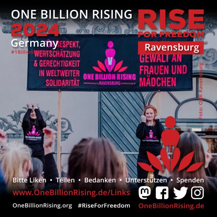 One Billion Rising 2026 - Women on Fire - Ni una menos