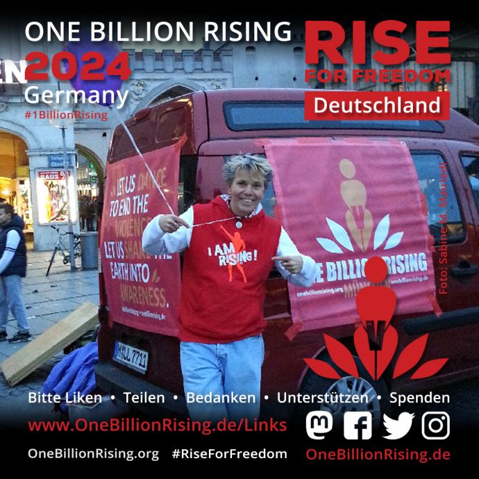 One Billion Rising - Weltweite Aktion gegen Gewalt am 14. Februar