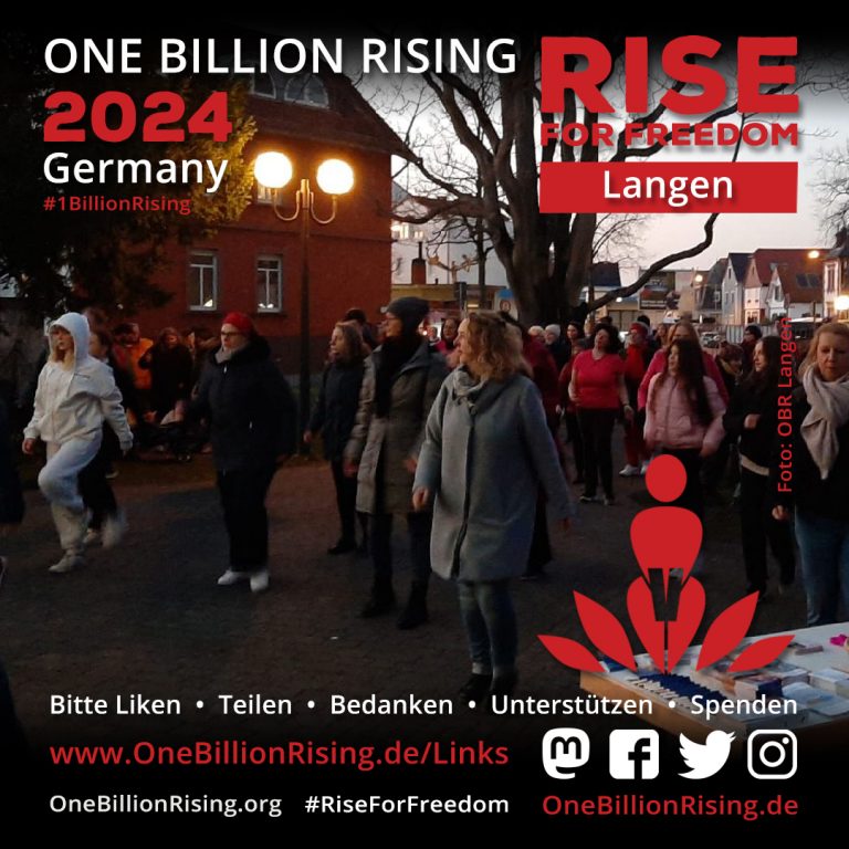 One Billion Rising - Weltweite Aktion gegen Gewalt am 14. Februar