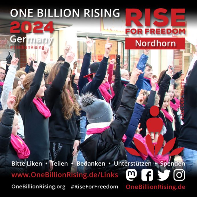 One Billion Rising - Weltweite Aktion gegen Gewalt am 14. Februar