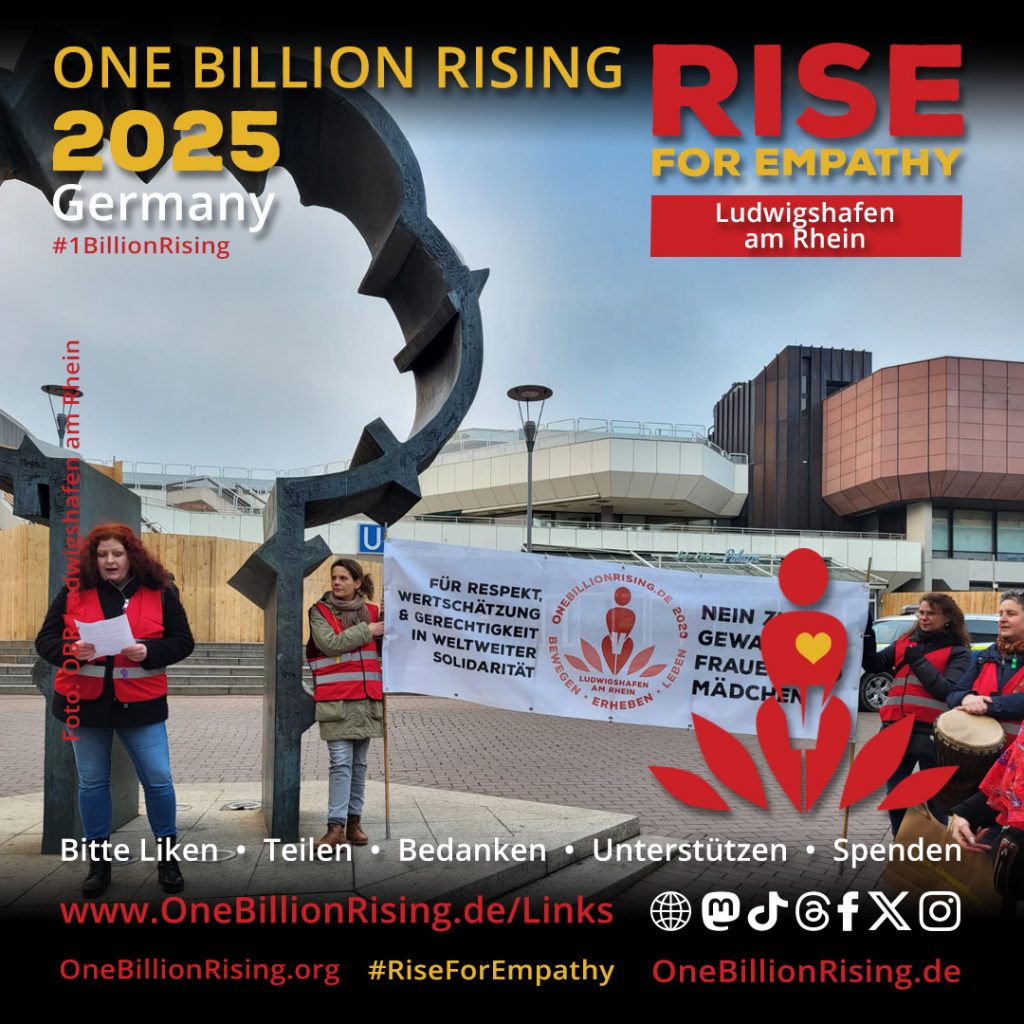 Ludwigshafen Am Rhein 2025 One Billion Rising Rise For Empathy Ludwigshafen Am Rhein 2025 One Billion Rising Rise For Empathy